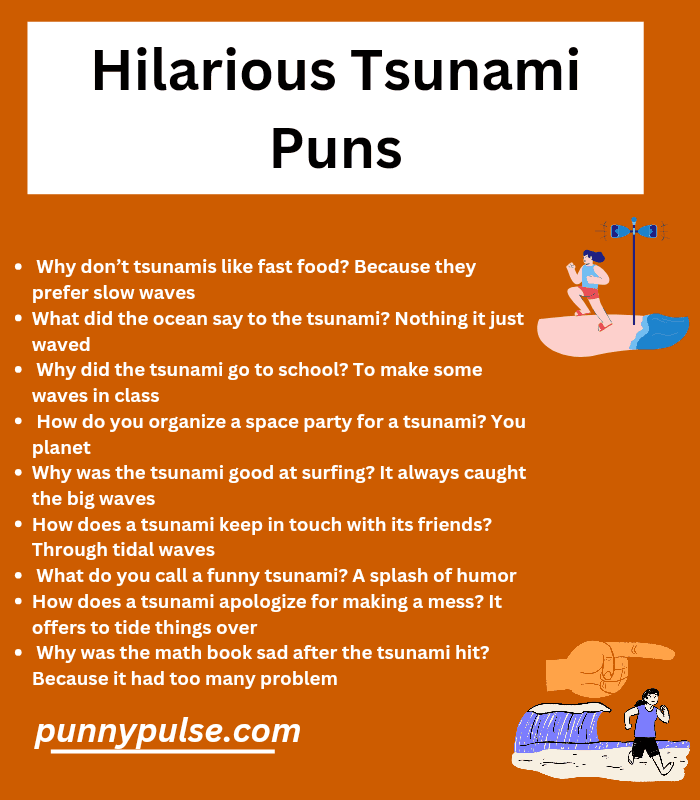 147+ Wave-Making Tsunami Puns That Will Flood You with Laughter - Punny ...