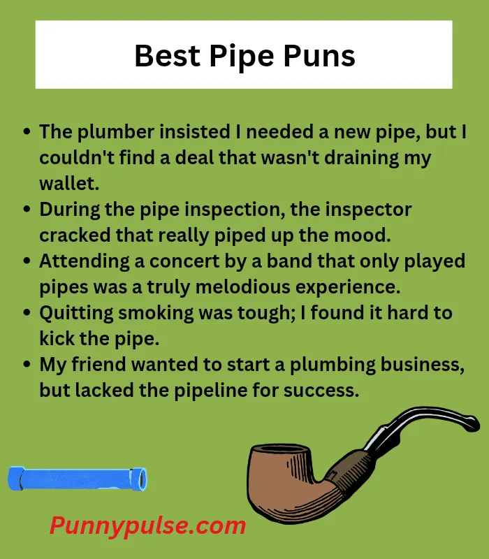 181+ Witty Pipe Puns to Keep the Laughter Flowing