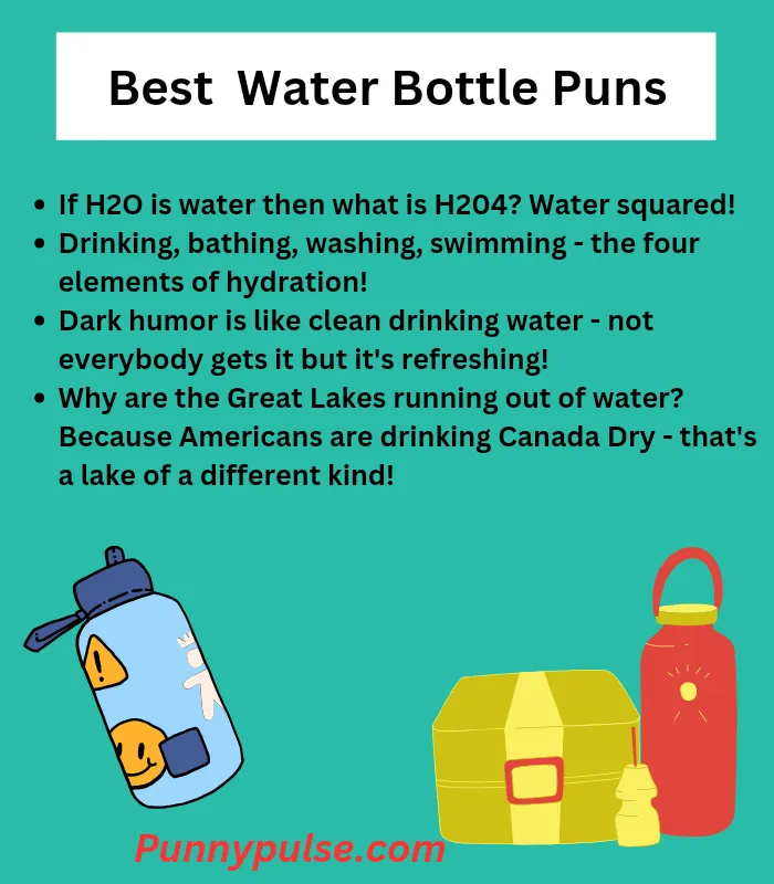 135+ Water Bottle Puns That Will Quench Your Thirst for Laughter - Punny Pulse