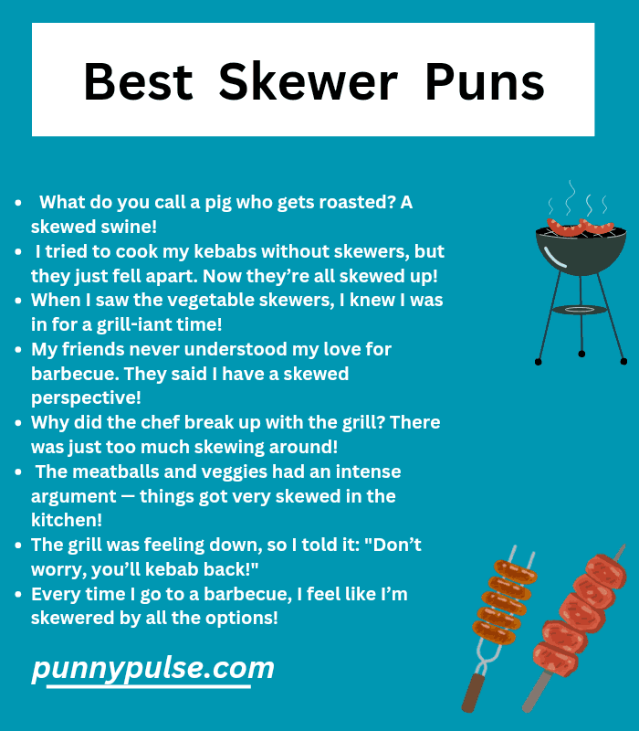 A Delightful Collection:160+ Best Skewering Puns (2025)