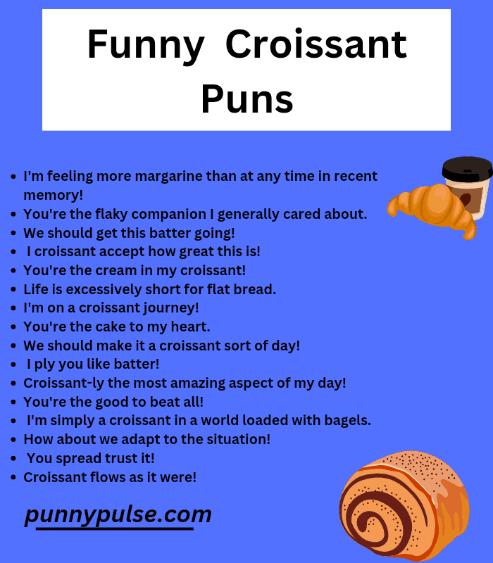 147+ Flaky Croissant Puns That Are Perfectly Baked for Laughter - Punny ...