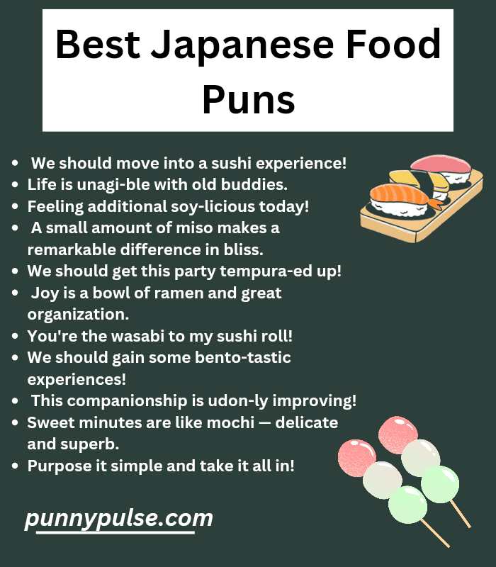 Wasabi Wit: 150+ Spicy Japanese Food Puns - Punny Pulse