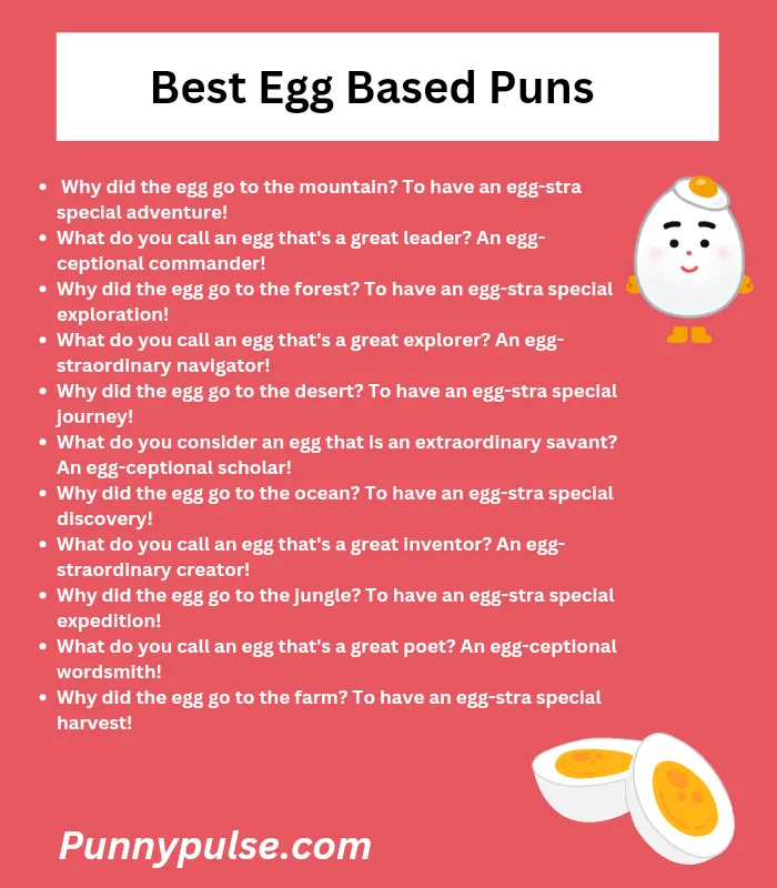 169+ Hilarious Egg Puns That Will Crack You Up and Scramble Your Boredom