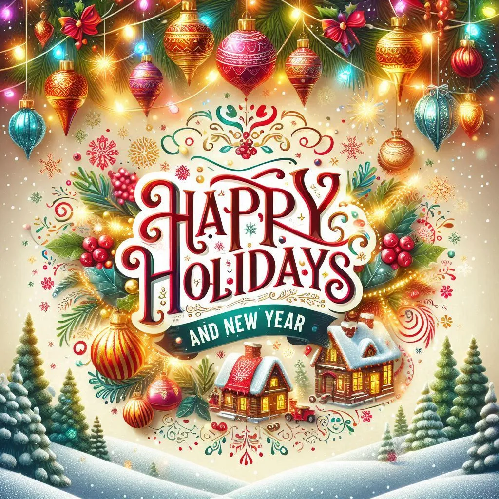 123+ Happy Holidays and New Year Message Ideas Fun, Heartfelt ...