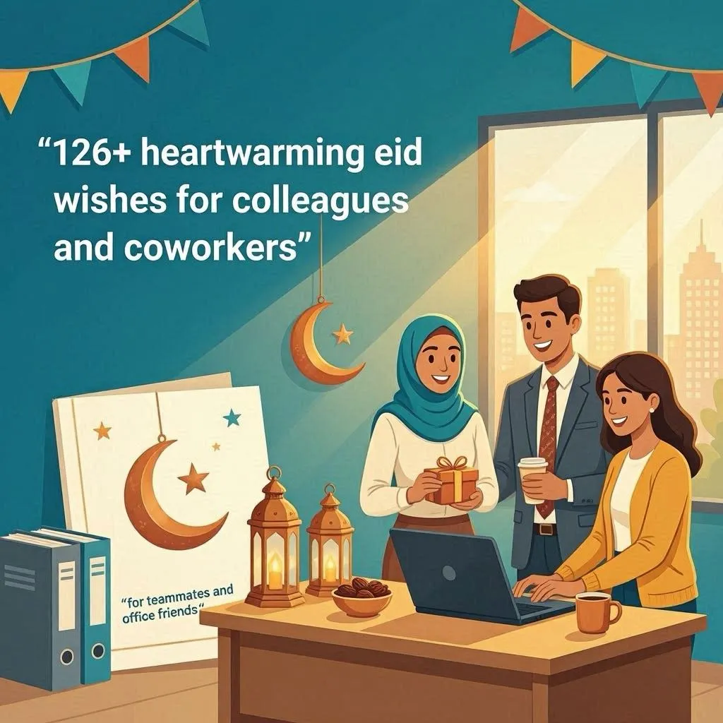 126+ Heartwarming Eid Wishes for Colleagues and Coworkers (2026)