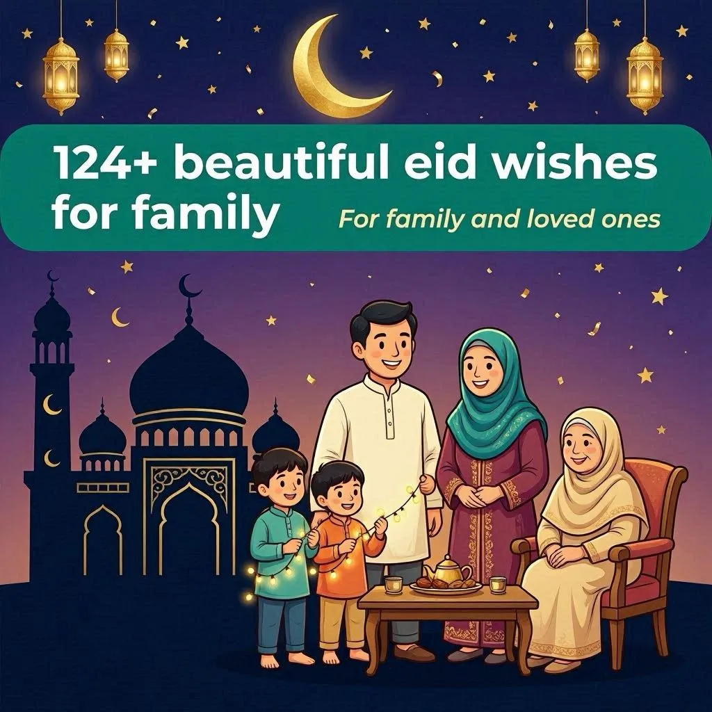 124+ Beautiful Eid Wishes for Family Members and Loved Ones (2026)