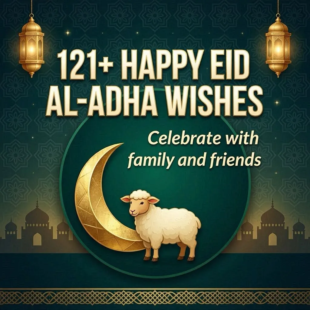 121+ Happy Eid al Adha Wishes to Share Love and Blessings (2026)